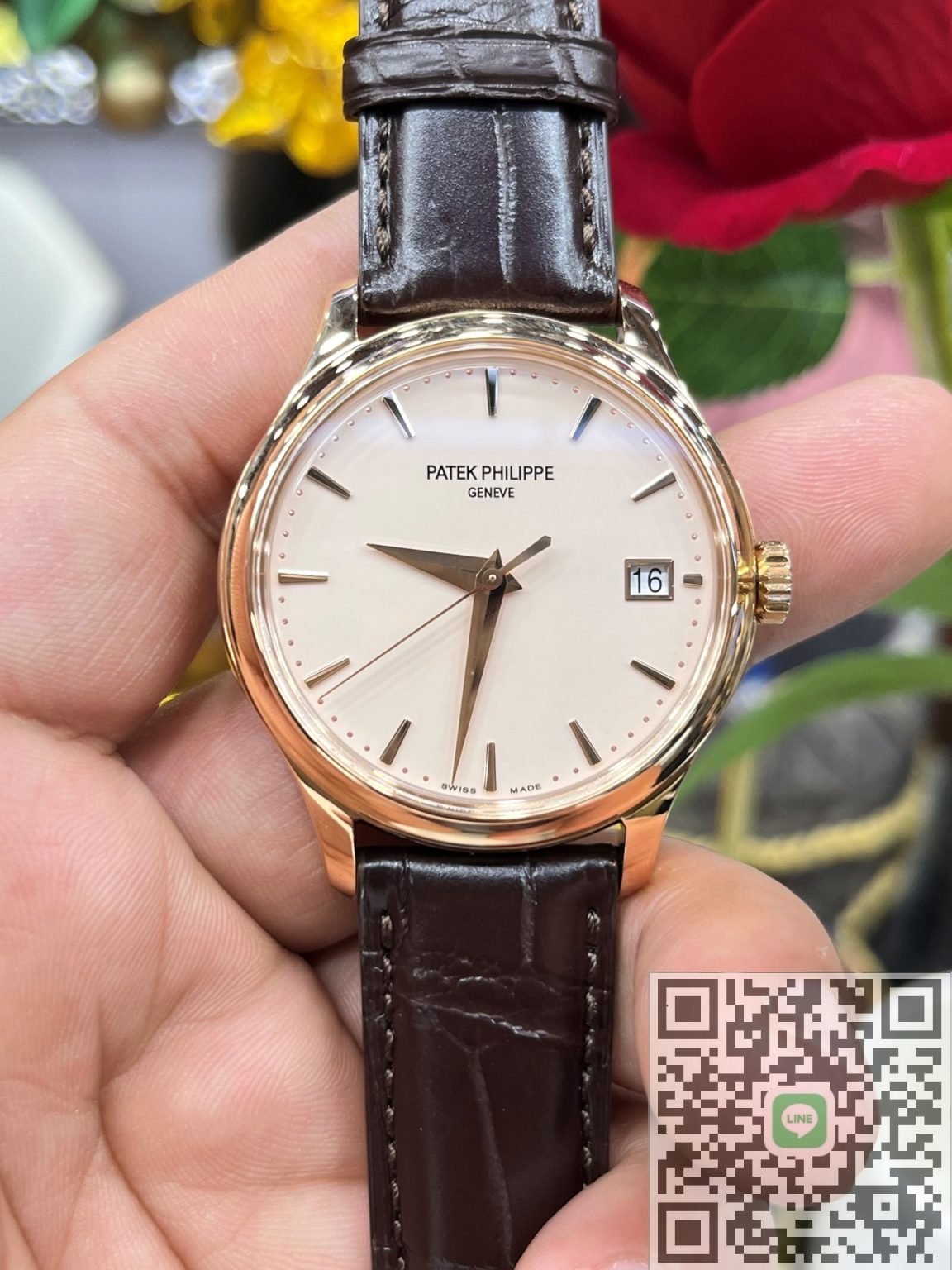 3K工場 パデックフィリップ カラトラバ5227R ラック・アイボリー文字盤 一体式Cal.324SCムーブメント スーパーコピー ...