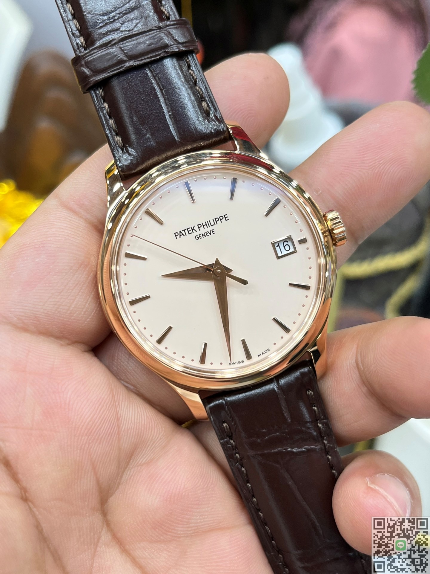 3K工場 パデックフィリップ カラトラバ5227R ラック・アイボリー文字盤 一体式Cal.324SCムーブメント スーパーコピー ...